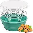 Amazon.com: Dakomoda Collapsible Batter Bowl, Better Breader Shaker ...