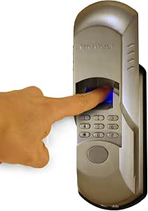 BioBolt X2 - Biometric Fingerprint Deadbolt - Brushed Nickel - Single ...