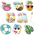 Amazon.com : 32 Pack Summer Sticky Notes Beach Sticky Notepad Fruit ...