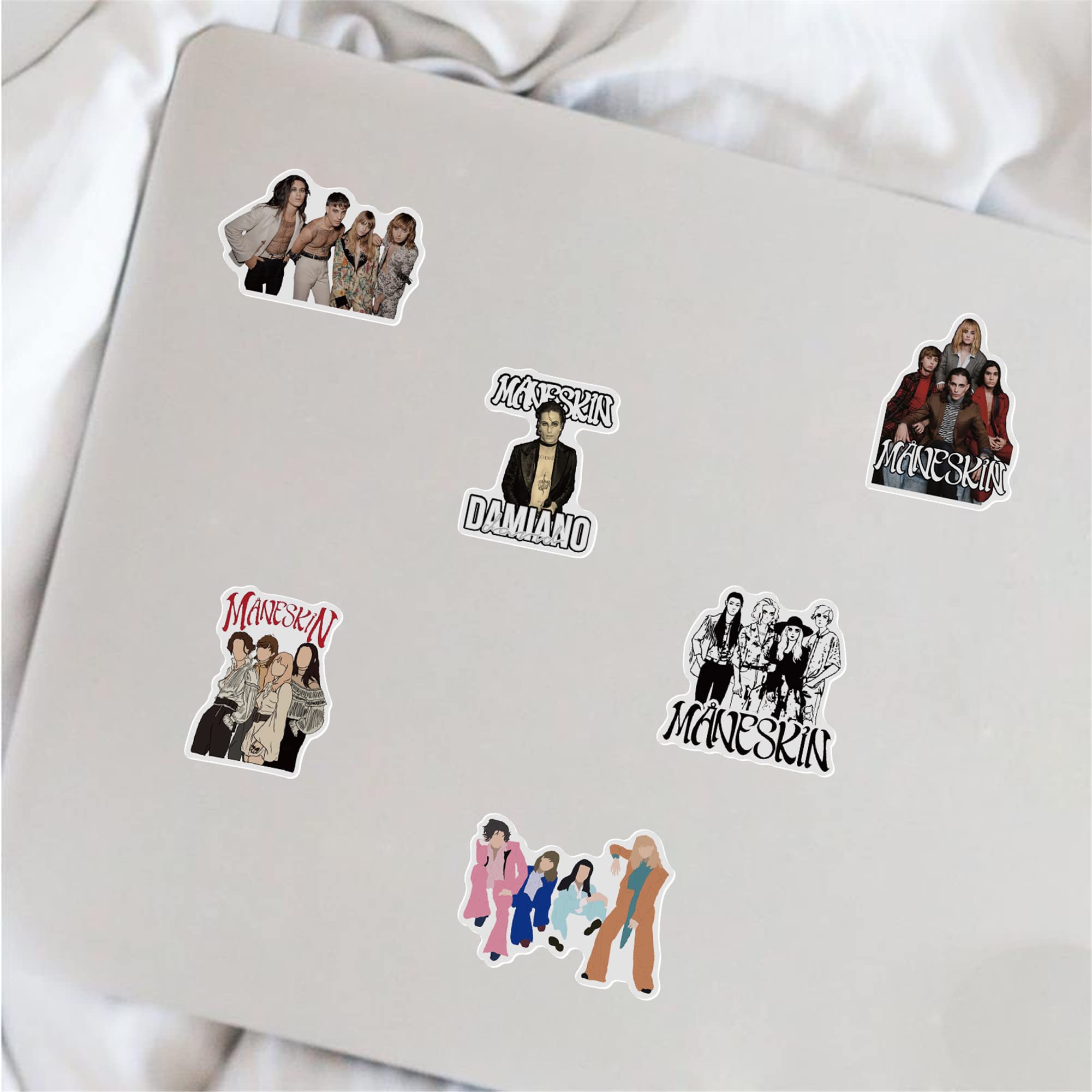 Mua Maneskin Stickers, 50PCs, Aesthetic Italian Band Vinyl Waterproof ...