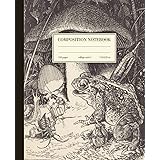 Composition Notebook College Ruled: Frog & Mushroom Vintage ...