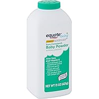 Amazon.com: Equate Pure Cornstarch Baby Powder Aloe Vera and Vitamin E ...
