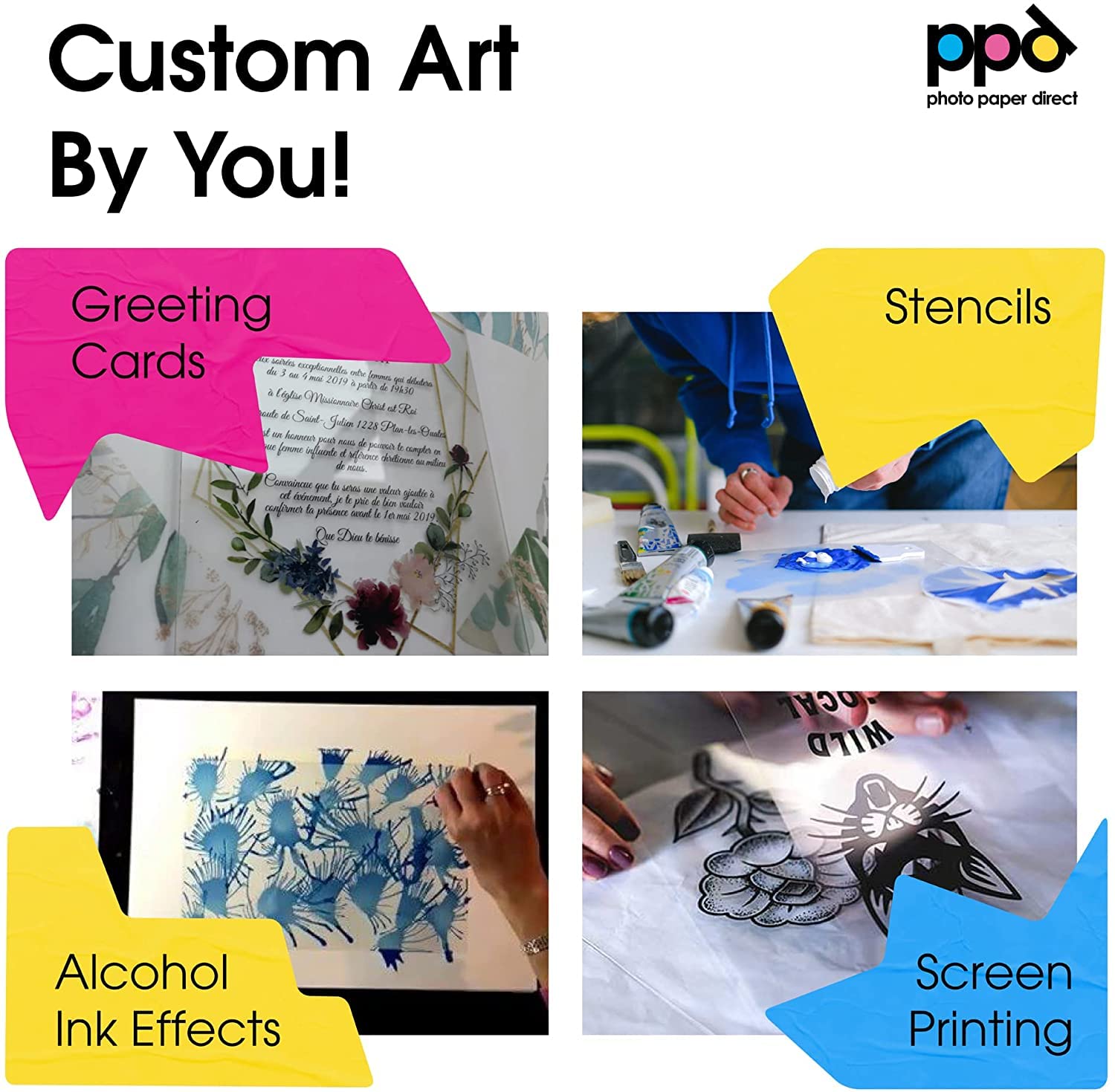 Mua PPD Premium Inkjet Transparency Film (Overhead Projector Film) 150 ...