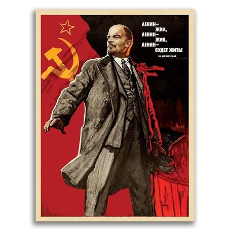 Mua MAGNET Lenin Lives! 1960s Russian Marxist Communist Propoganda ...
