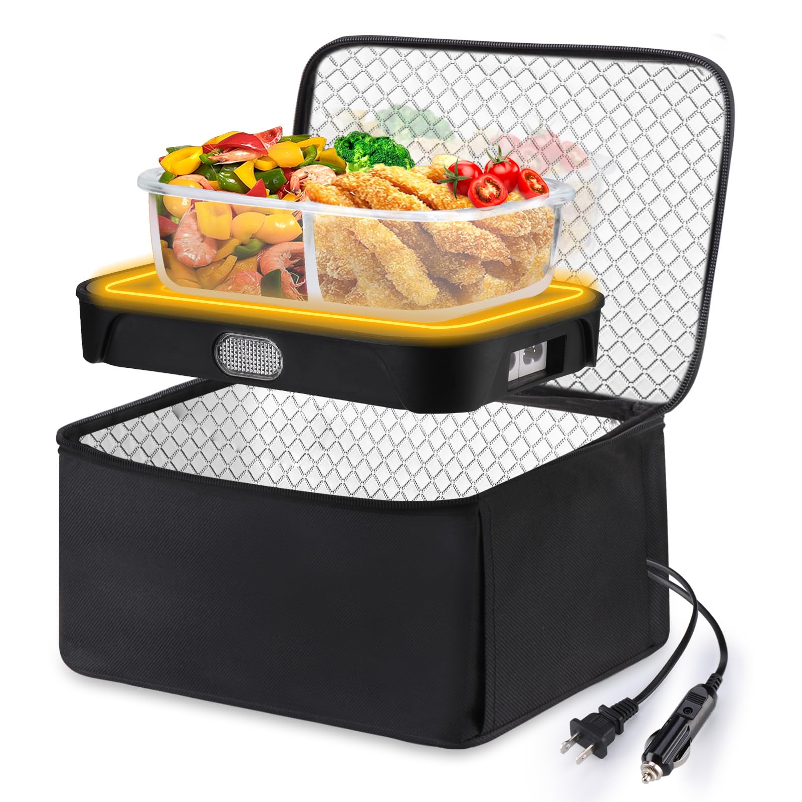 Mua Kabbas Portable Microwave Food Warmer, 80W Fast Heating Personal ...