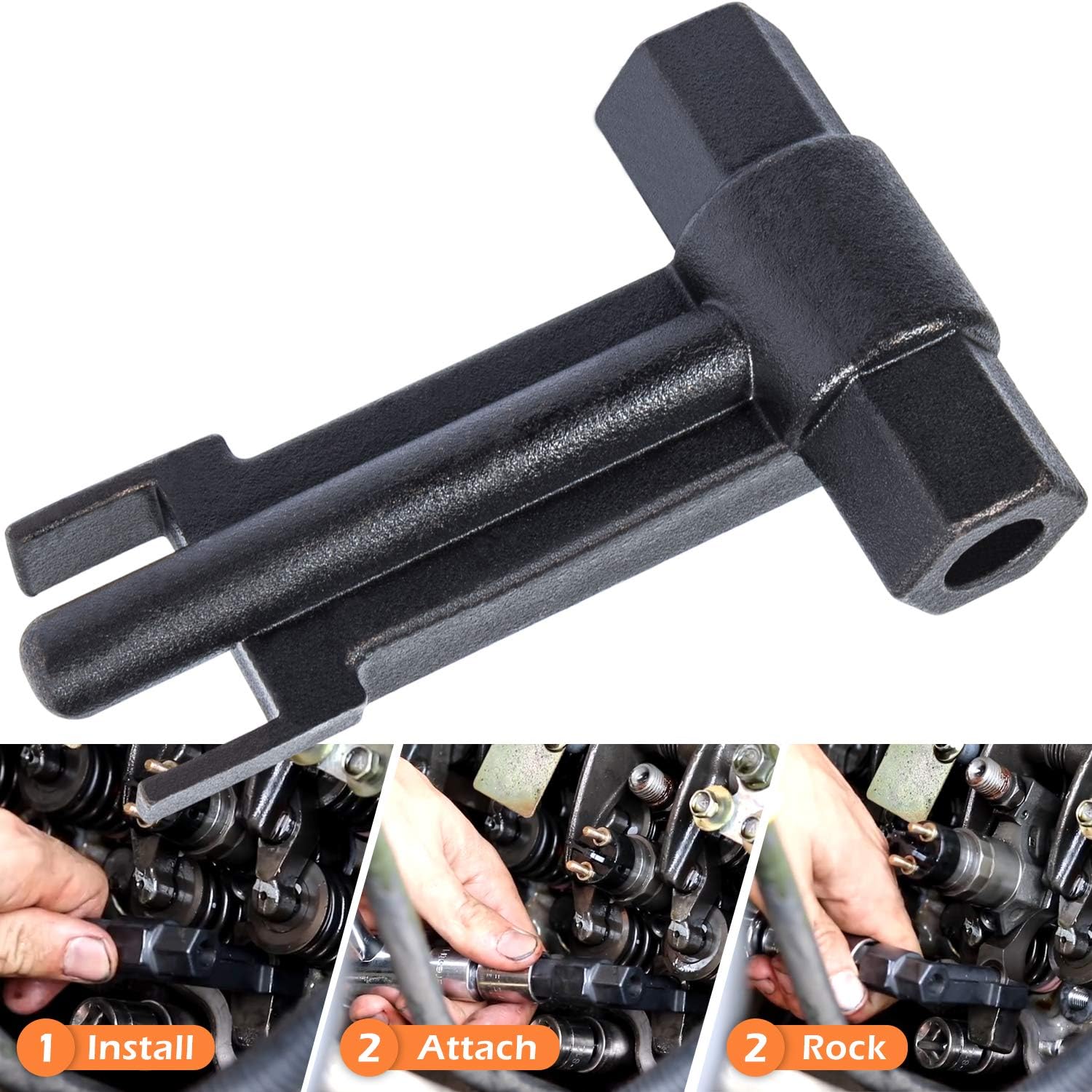 Amazon.com: E-cowlboy 6779 Injector Puller for GM Duramax 6.6L Engine ...