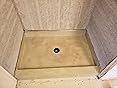 Tile Redi 3448C-PVC Shower Pan with Center Drain- Single Curb Shower ...
