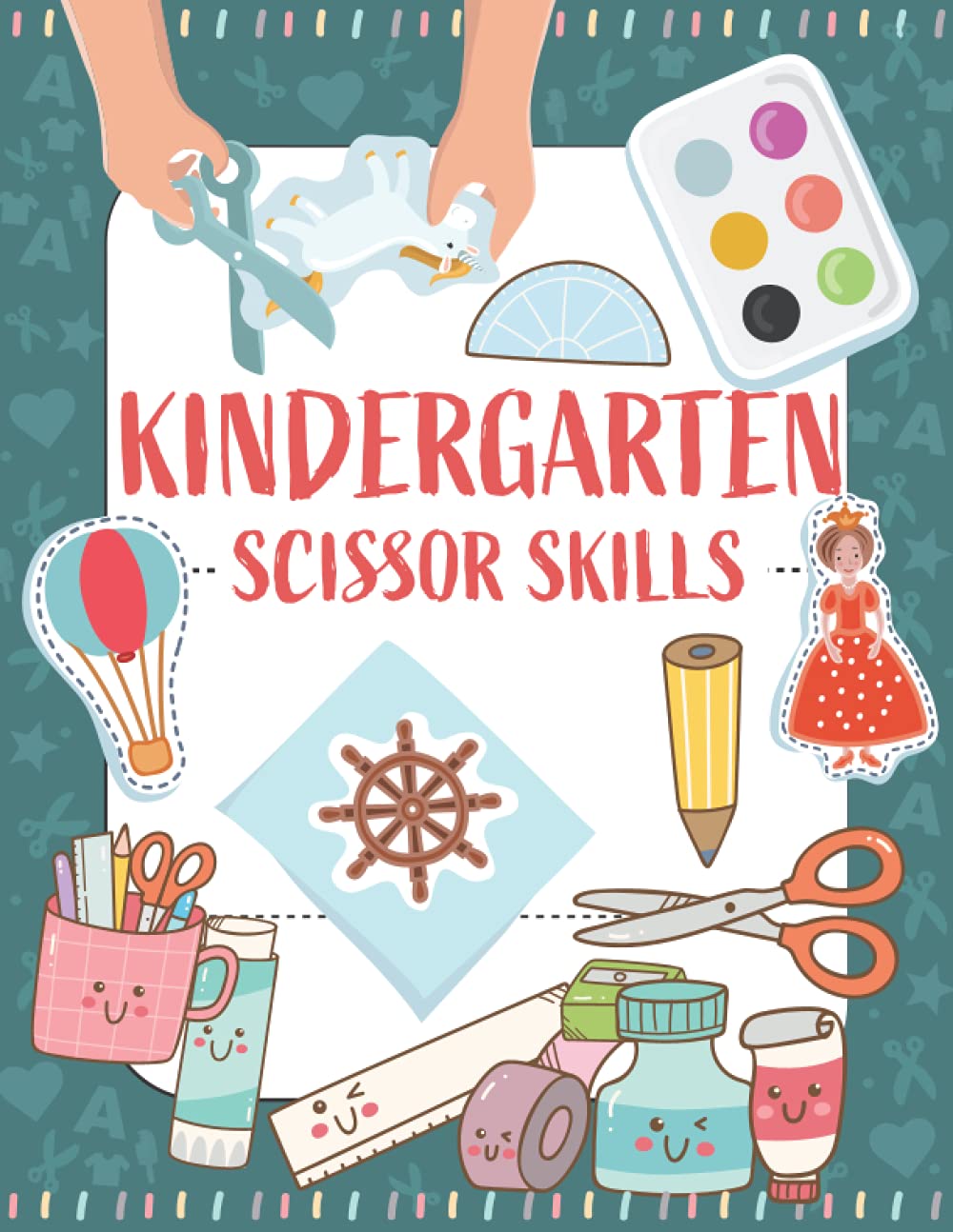 Mua Kindergarten Scissor Skills: Scissor Practice for Kids | Shapes ...