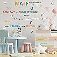 Amazon.com: 62pcs Math Wall Stickers Colorful Mathematics Wall Decals ...