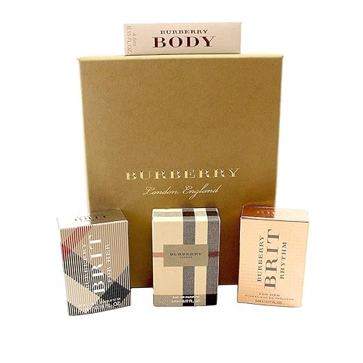 Burberry Mini Gift Set for Women, 0.17 Fl. Oz, 4 Pieces: Amazon.com.mx ...