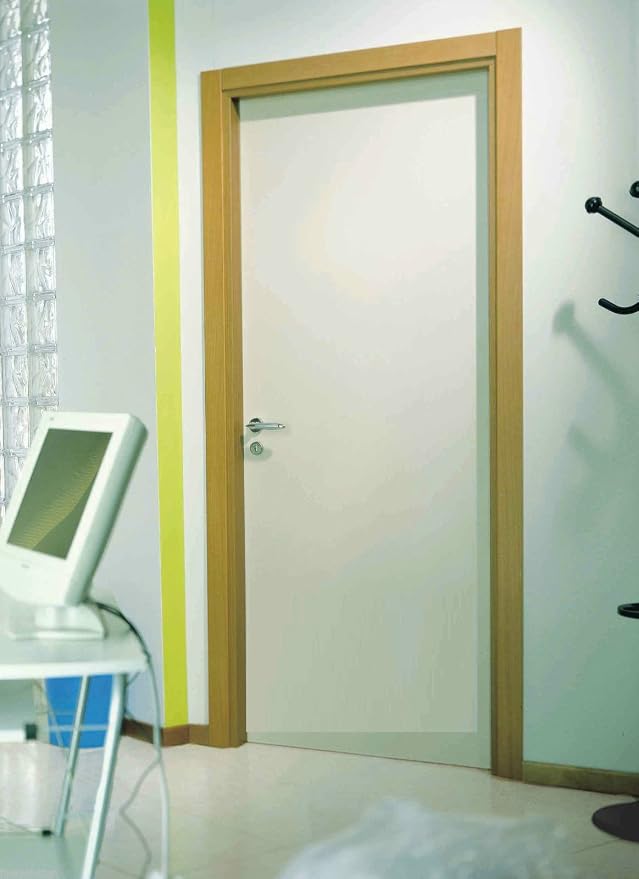 Porte interne Noce Chiara - compreso telaio e mostrine (80x210 Destra ...