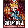 Creepy Doll Coloring Book: Horror and Scary Baby Dolls Illustrations ...