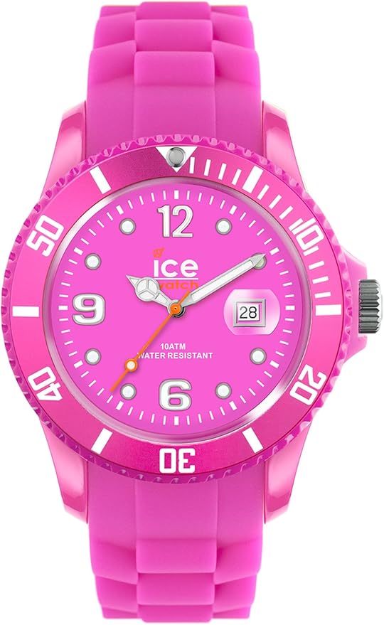Ice-Watch Women's Quartz Watch with Pink Dial Analogue Display and Pink ...