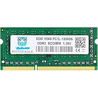 8GB 1Rx8 PC3L-12800S RAM,8 GB DDR3L 1600 Sodimm Memory, 1.35V 1RX8 PC3 1600 DDR3 12800 CL11 204 ...