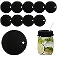 Amazon.com: 10pcs Drink Cover Scrunchies, Reusable Cup Drink Covers for ...