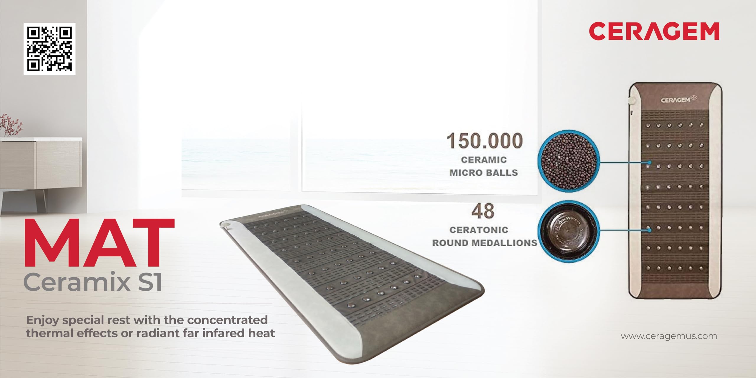 Mua Ceramix S1 Ceratonic Mat | Radiant Far Infrared Heat Therapy Mat ...