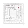 CYA Square Military Map Coordinate Scale Protractor Map for Land ...