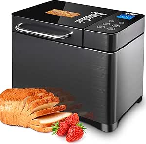 Amazon.com: KBS 17-in-1 Bread Machine with Double Tubes, 2LB XL Bread ...