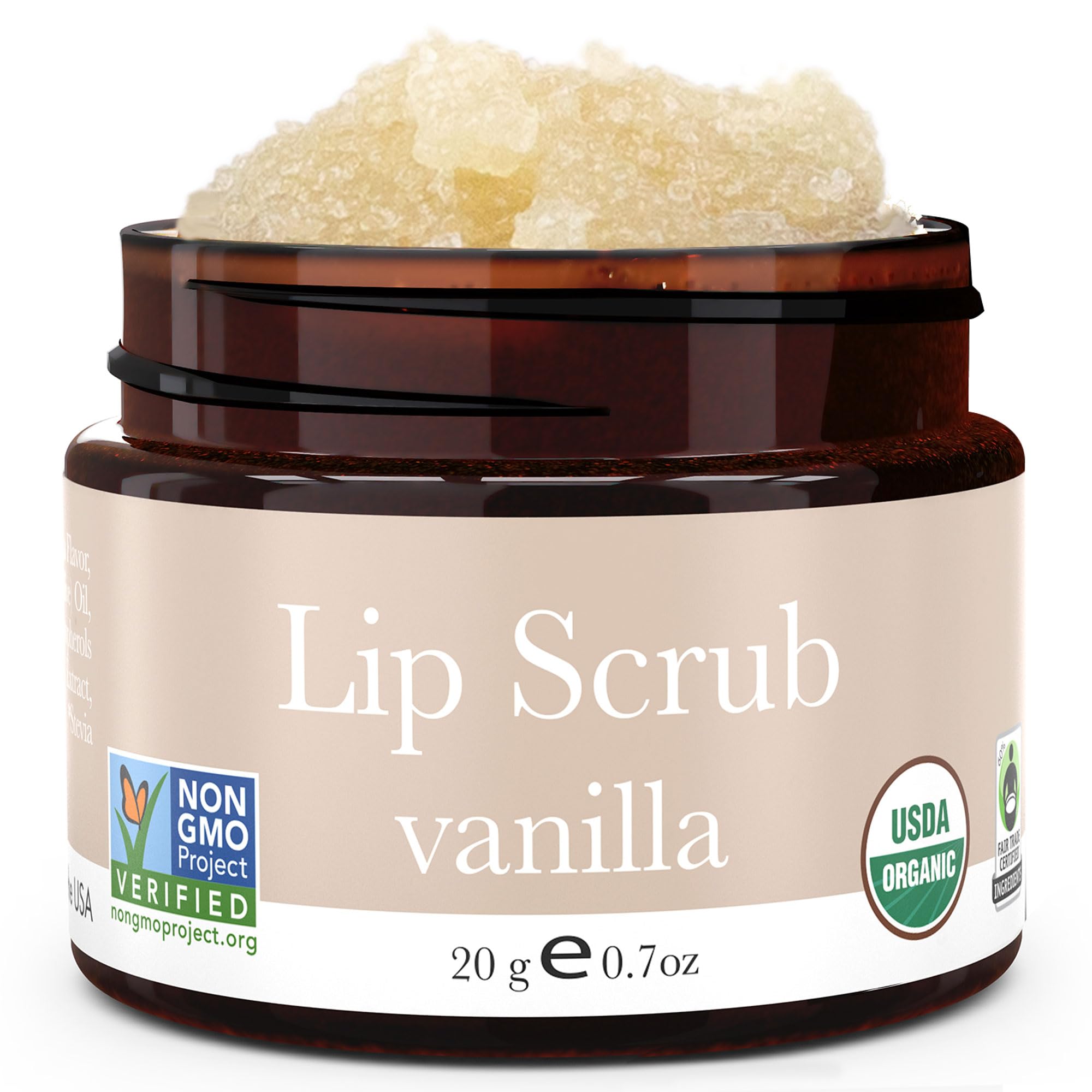Mua Organic Lip Scrub Vanilla - USA Made Exfoliating Lip Scrub with ...