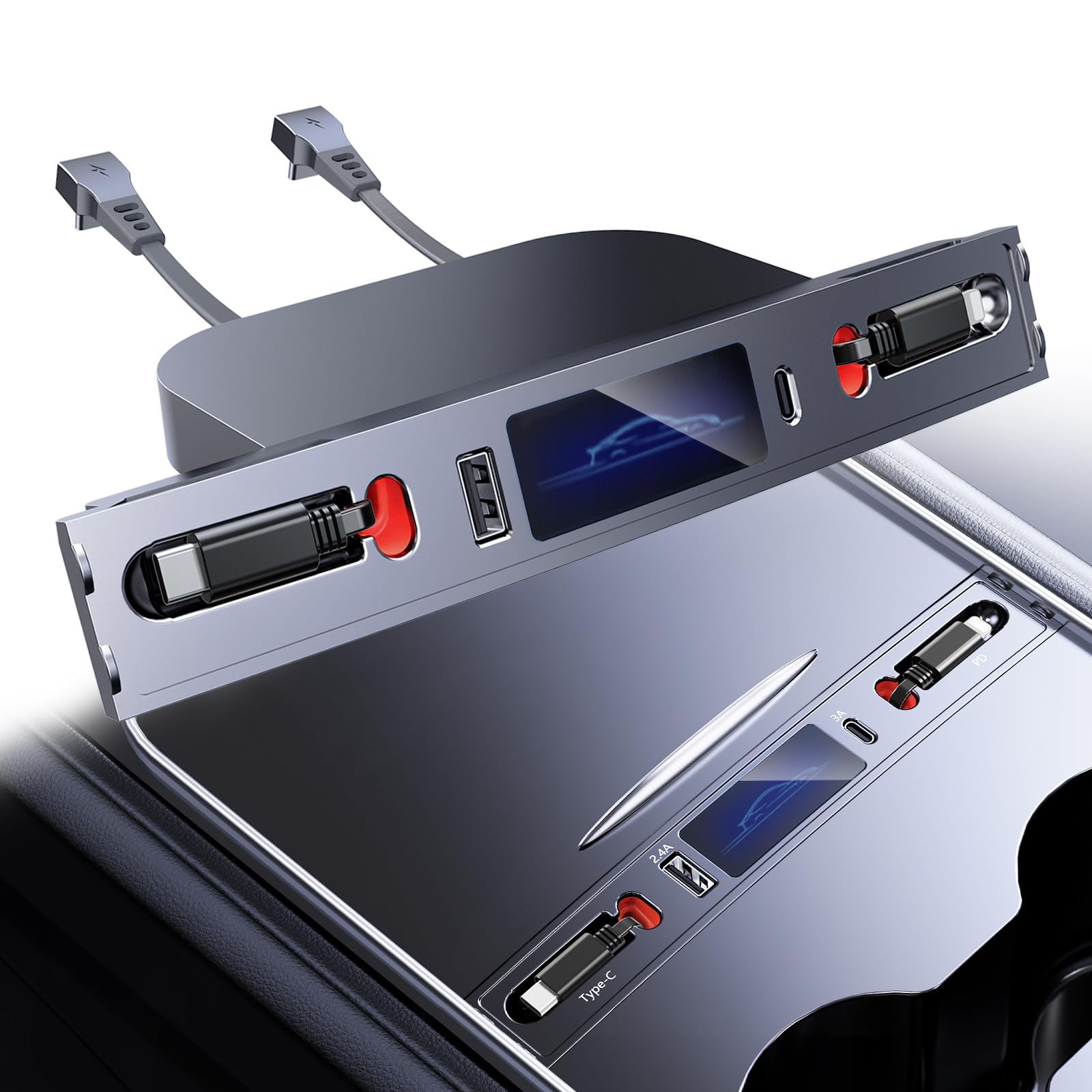 Mua NIFBANG USB Hub for Tesla Model 3/Y(2024/2023/2022/2021), 4-in-2 ...