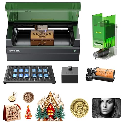 xTool S1 20W Laser Cutter Kit & F1 Fast Laser Engraver Machine, Most ...