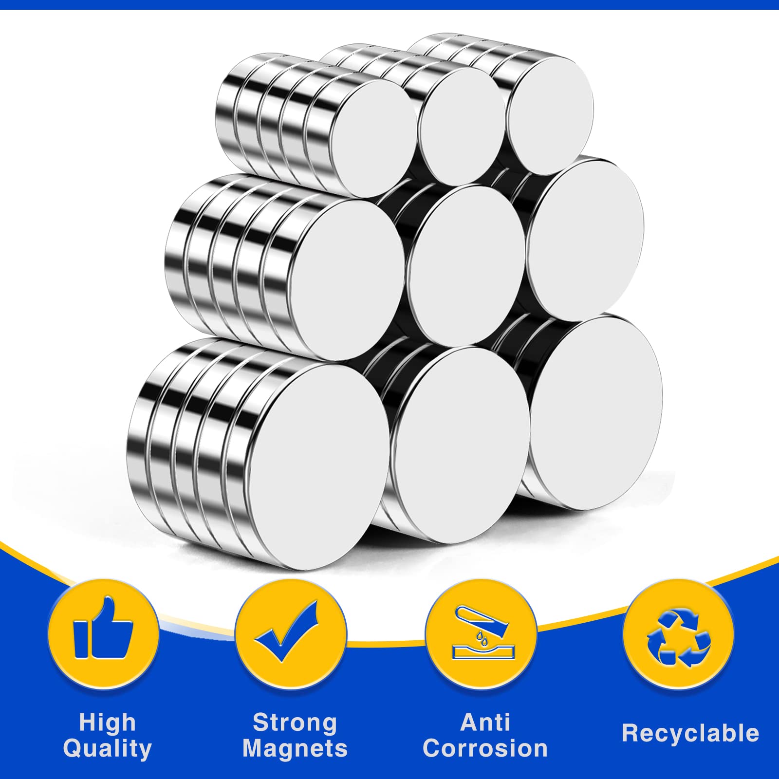 Mua Small Magnets, 3 Assorted Sizes Rare Earth Magnets, Tiny Round ...