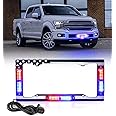 Amazon.com: Xprite 36 LED License Plate Strobe Light, US Flag Front ...