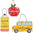 Amazon.com: Welcome to Our Classroom Signs, Apple Welcome Back to ...