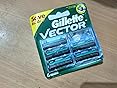 Buy Gillette Vector Plus Manual Shaving Razor Blades (Cartridge) - 6s ...