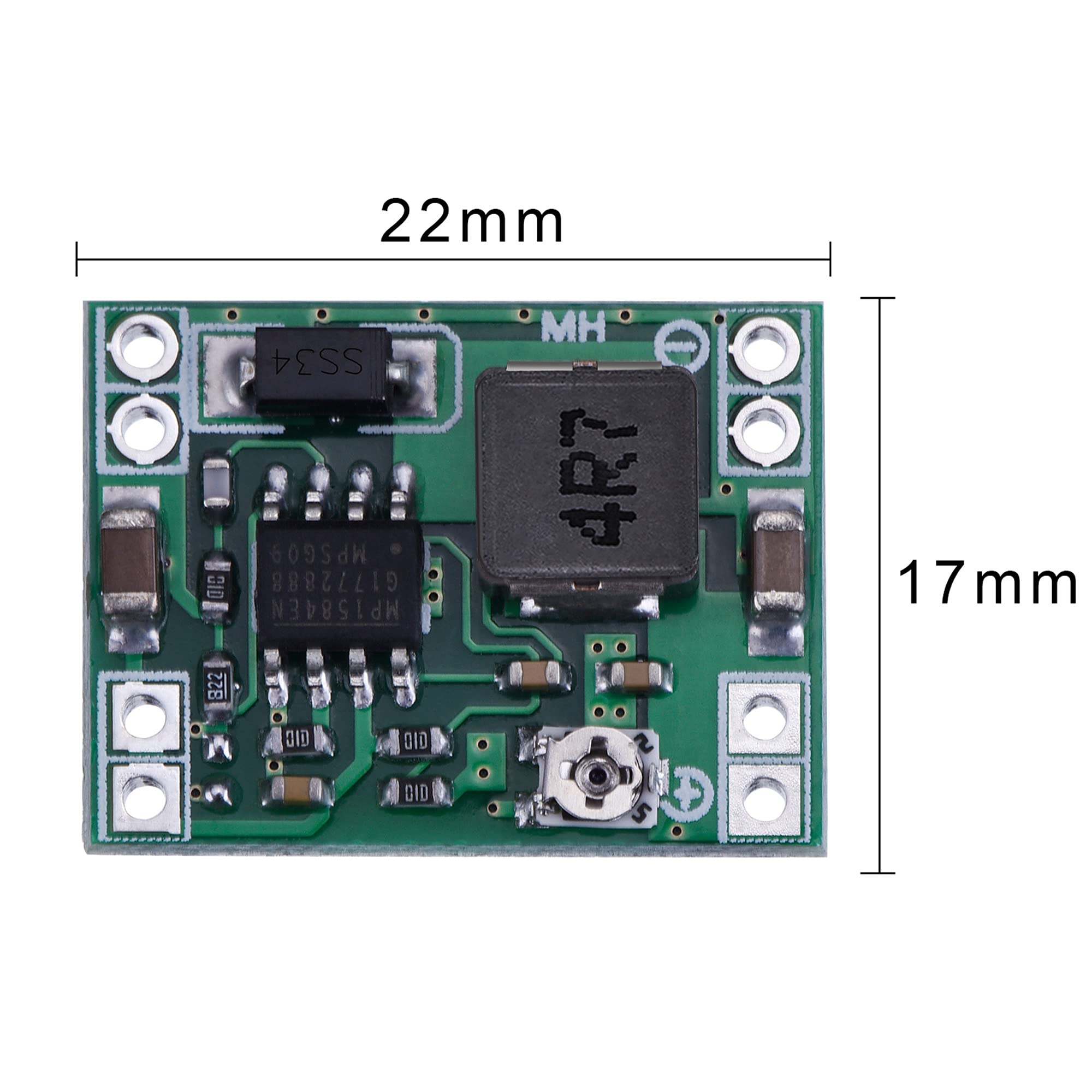 Mua EBOOT Mini MP1584EN DC-DC Buck Converter Adjustable Power Module 24V to 12V 9V 5V 3V (6 ...