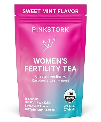 Pink Stork Organic Fertility Tea - Hormone Balance with Chaste Tree ...
