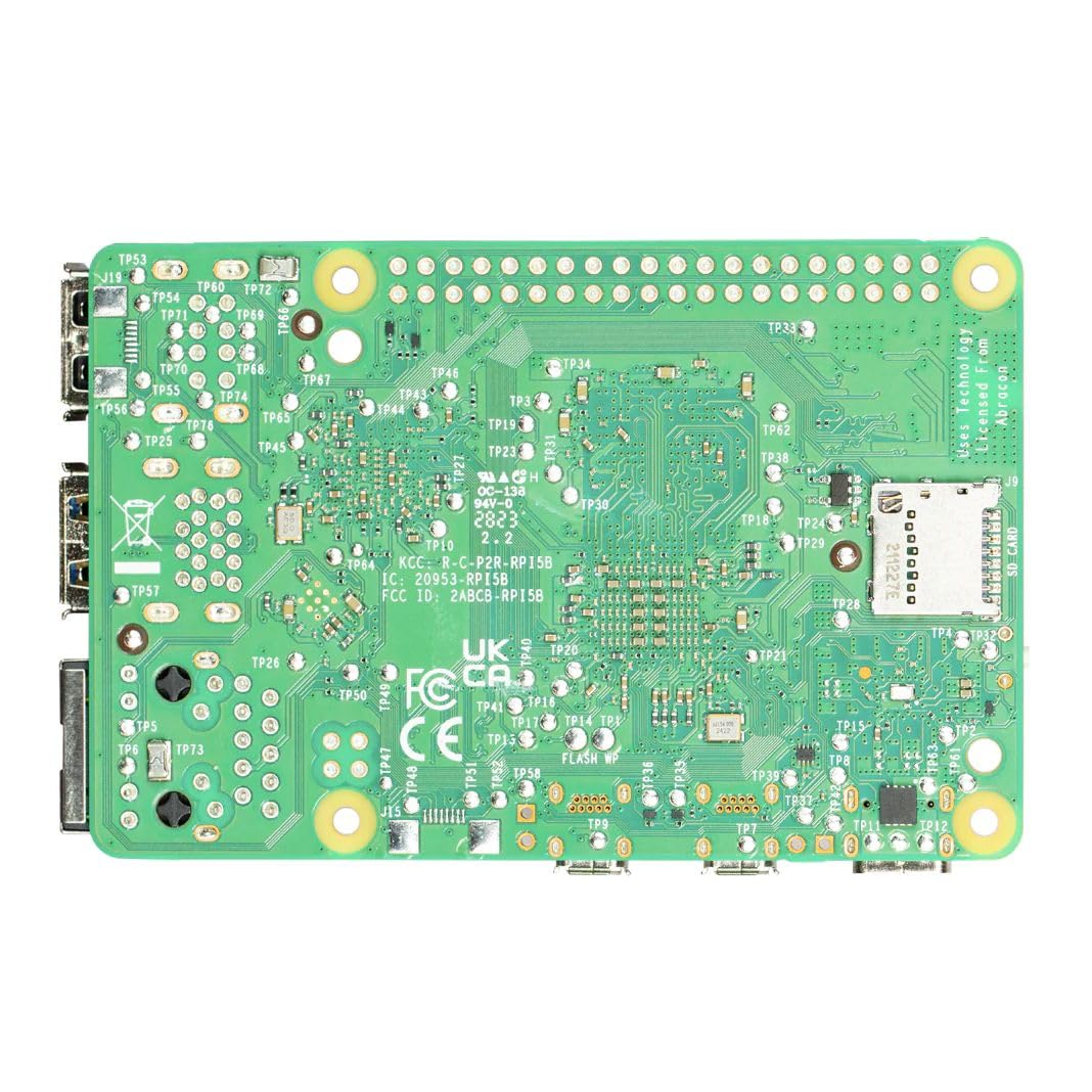 Raspberry Pi 5 8GB RAM Broadcom BCM2712 Arm Cortex-A76 2.4GHz Quad-core 64-bit Single Board ...