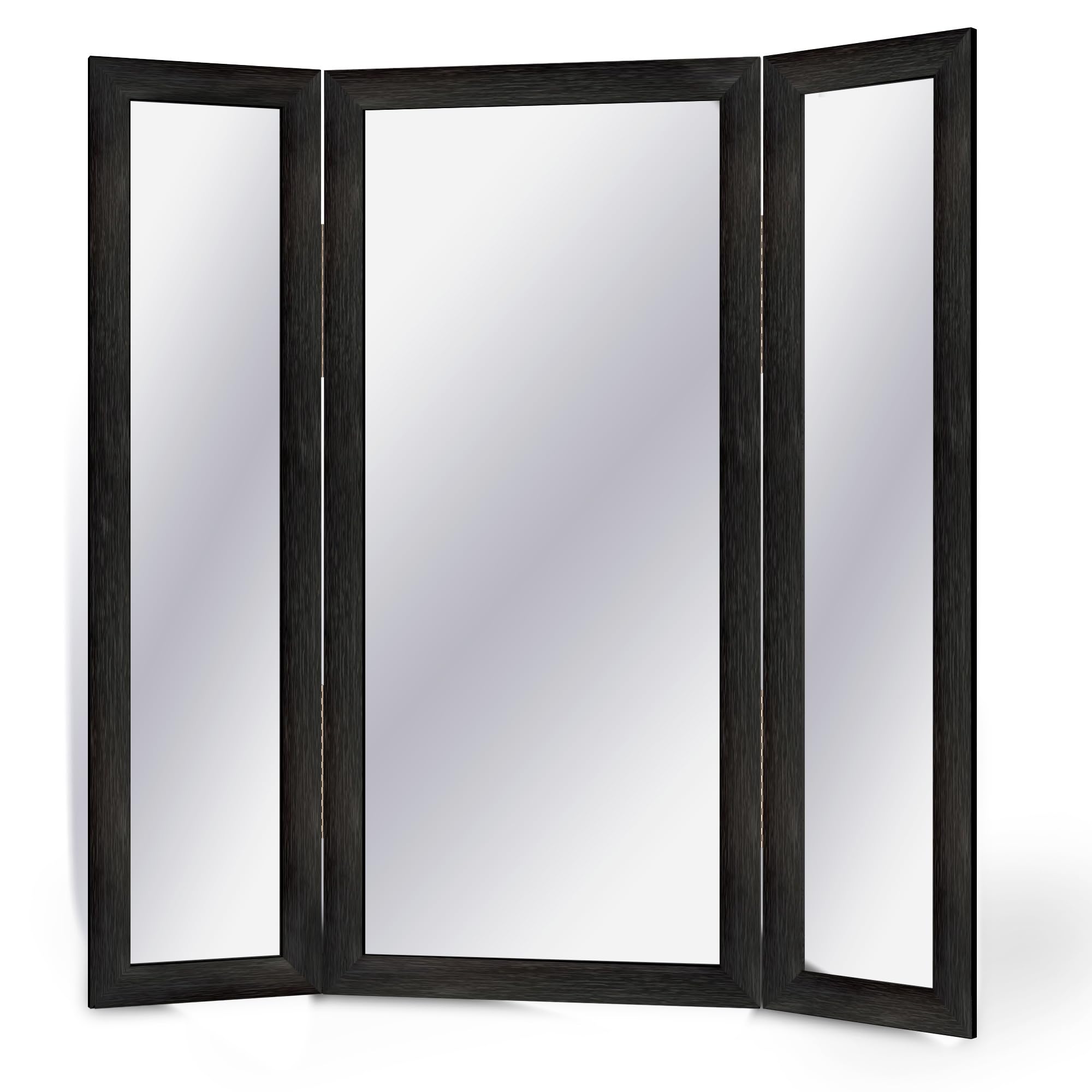 Trifold Mirror Full Length, 3 Way Mirror Full Length, Tri Fold, Three ...