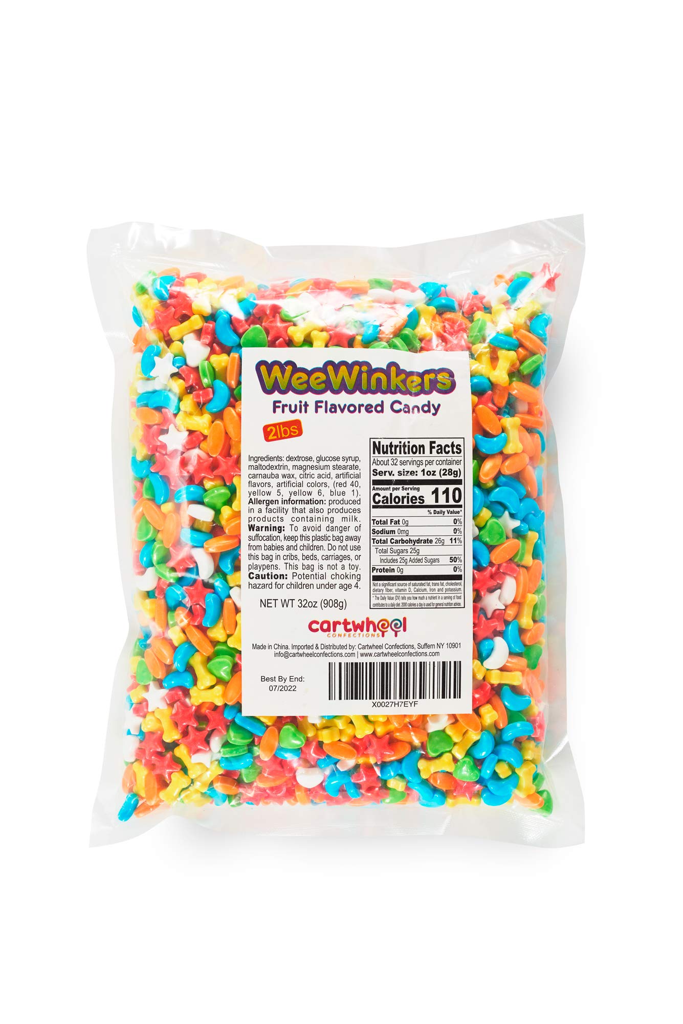 Wee Winkers Fruit-Flavored Bright Colorful Hard Candy In Assorted ...