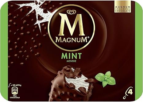 Magnum Mint Ice Cream, 4 x 100ml (Frozen): Amazon.co.uk: Grocery