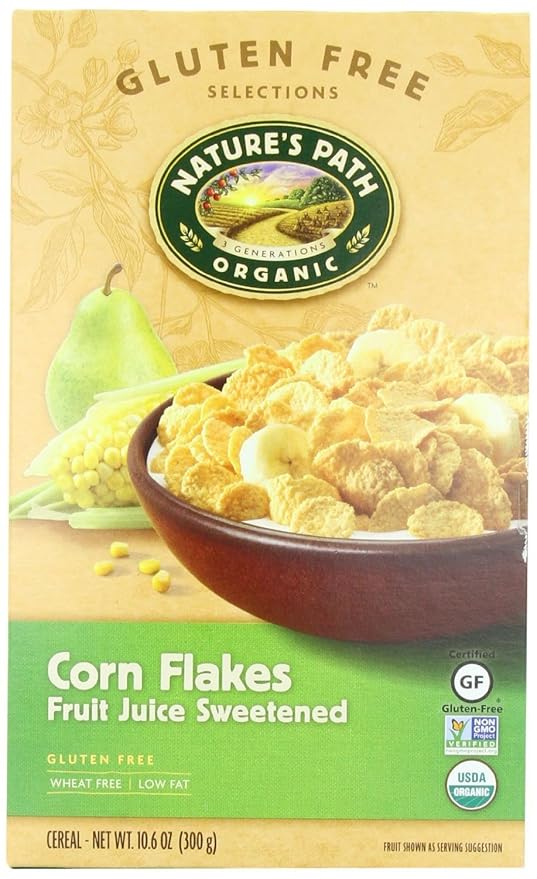 Amazon.com: Natures Path Organic Cold Corn Flake Cereal, 10.6-ounce ...