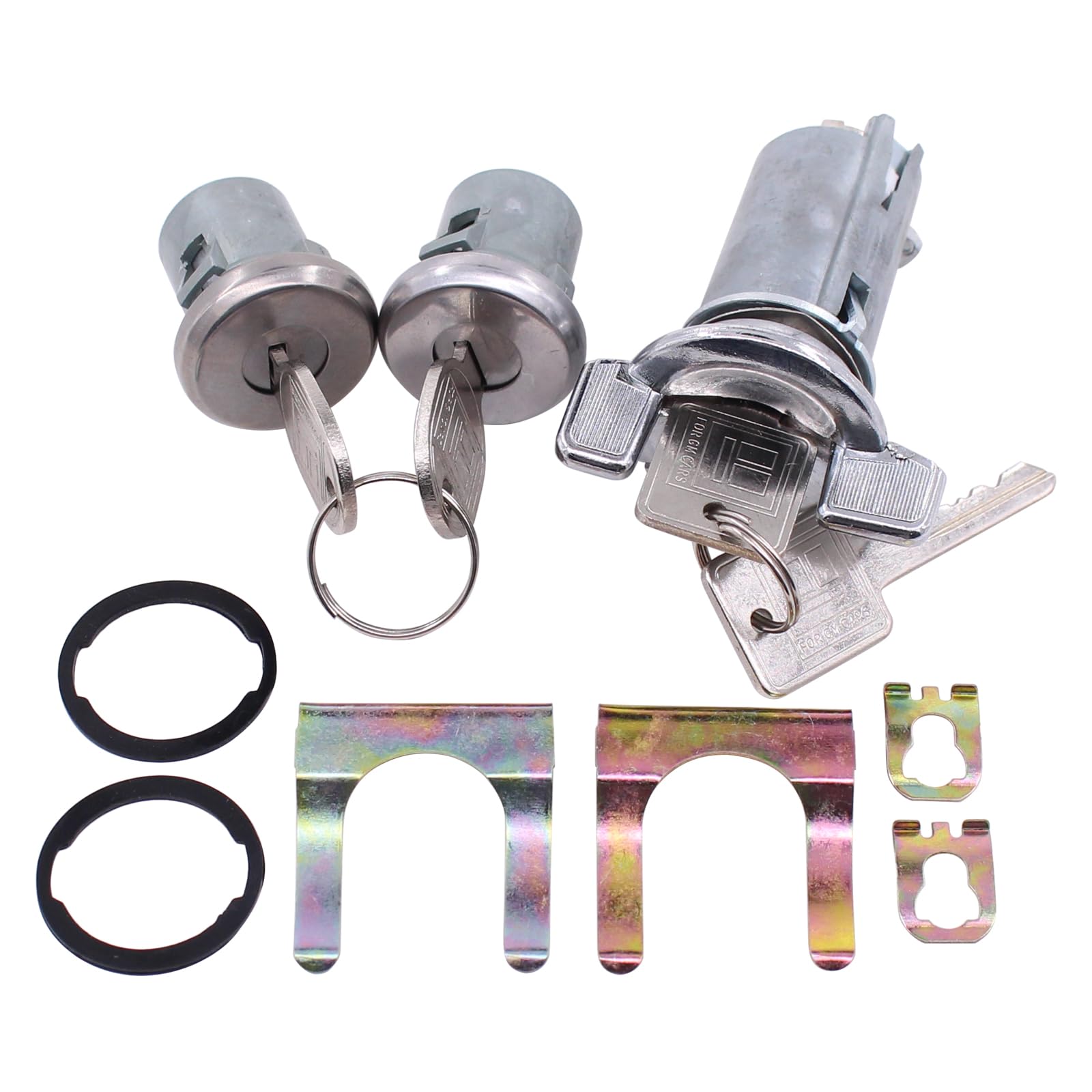 MOTOKU Ignition Switch and Door Lock Cylinder Kit for Chevy for GMC for ...