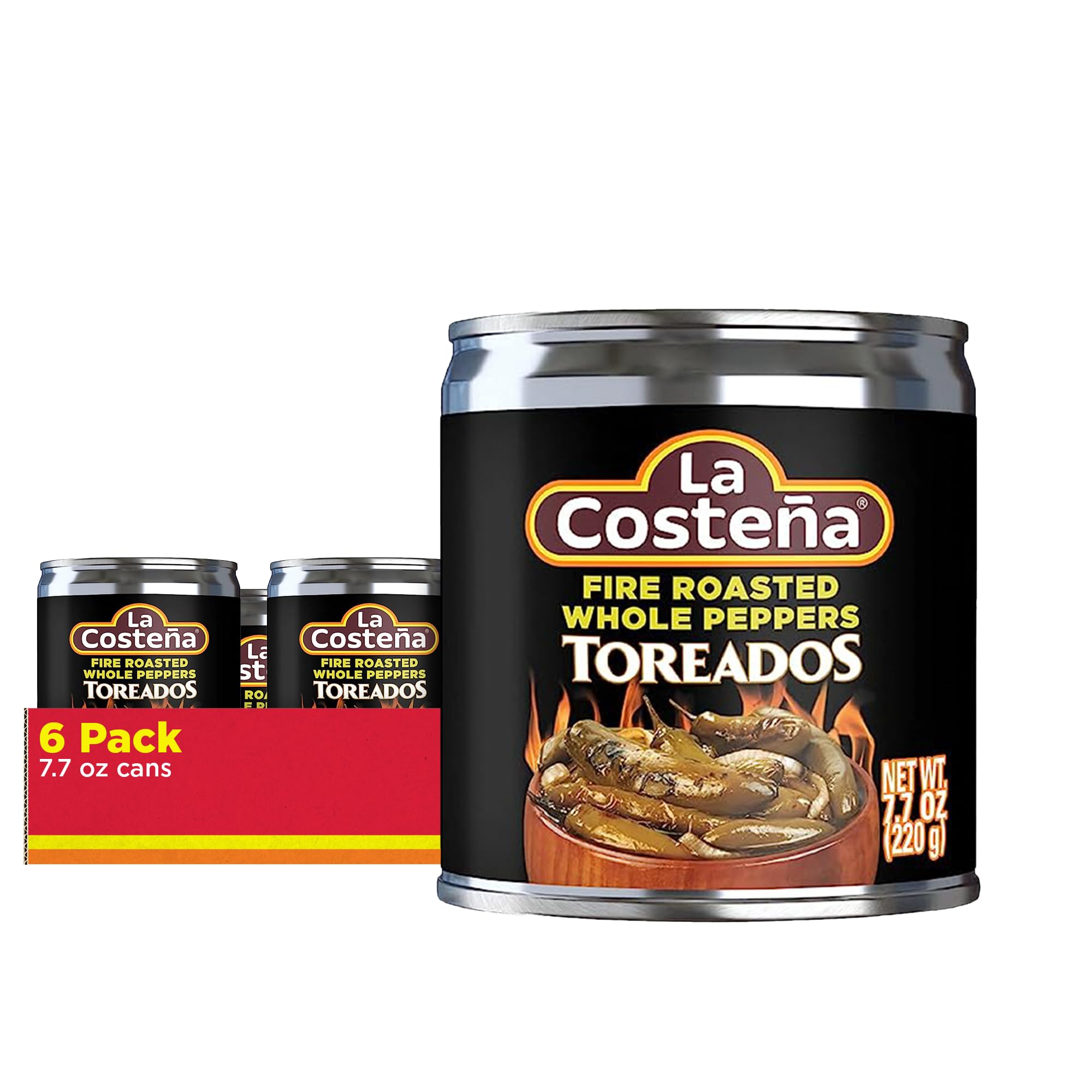 La Costeña Whole Serrano Pepper Toreado - Fire Roasted Spicy Green ...