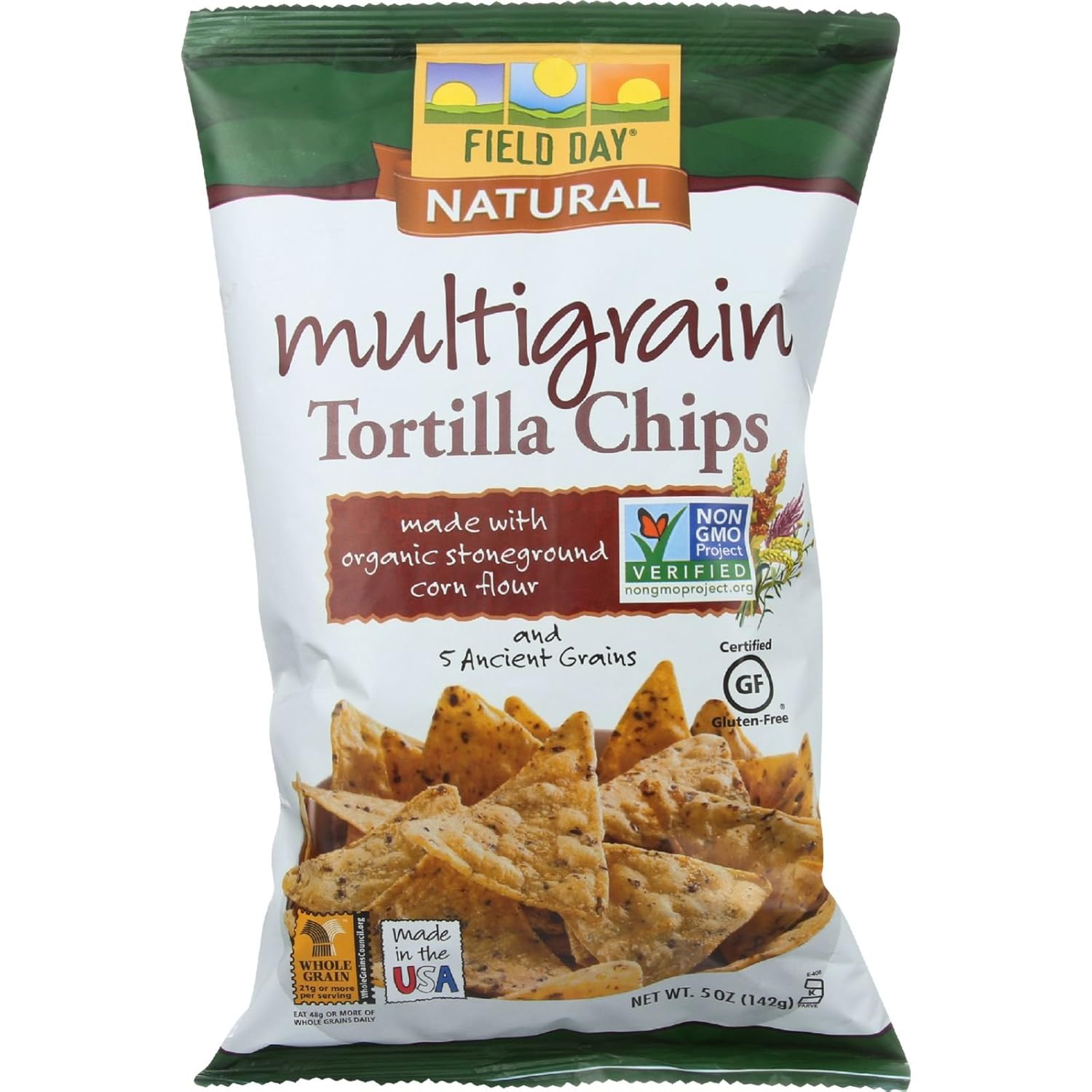 Amazon.com: Field Day Tortilla Chips Organic Multi-grain, 12 Count