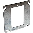 Hubbell-Raco 787 Flat 4-Inch Square Mud-Ring for 1 Device - Electrical Boxes - Amazon.com