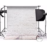 Amazon.com: Mohoo 5X7ft Silk White Wood Floor Photography Backdrop Studio Prop Background ...