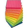 Amazon.com : Better Office Products Lined Sticky Notes 3 x 3, 10 Pack ...