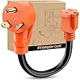 Amazon.com: Nilight RV Power Adapter Cord 30 Amp to 15 Amp Pure Copper Heavy Duty 10 Gauge Wire ...