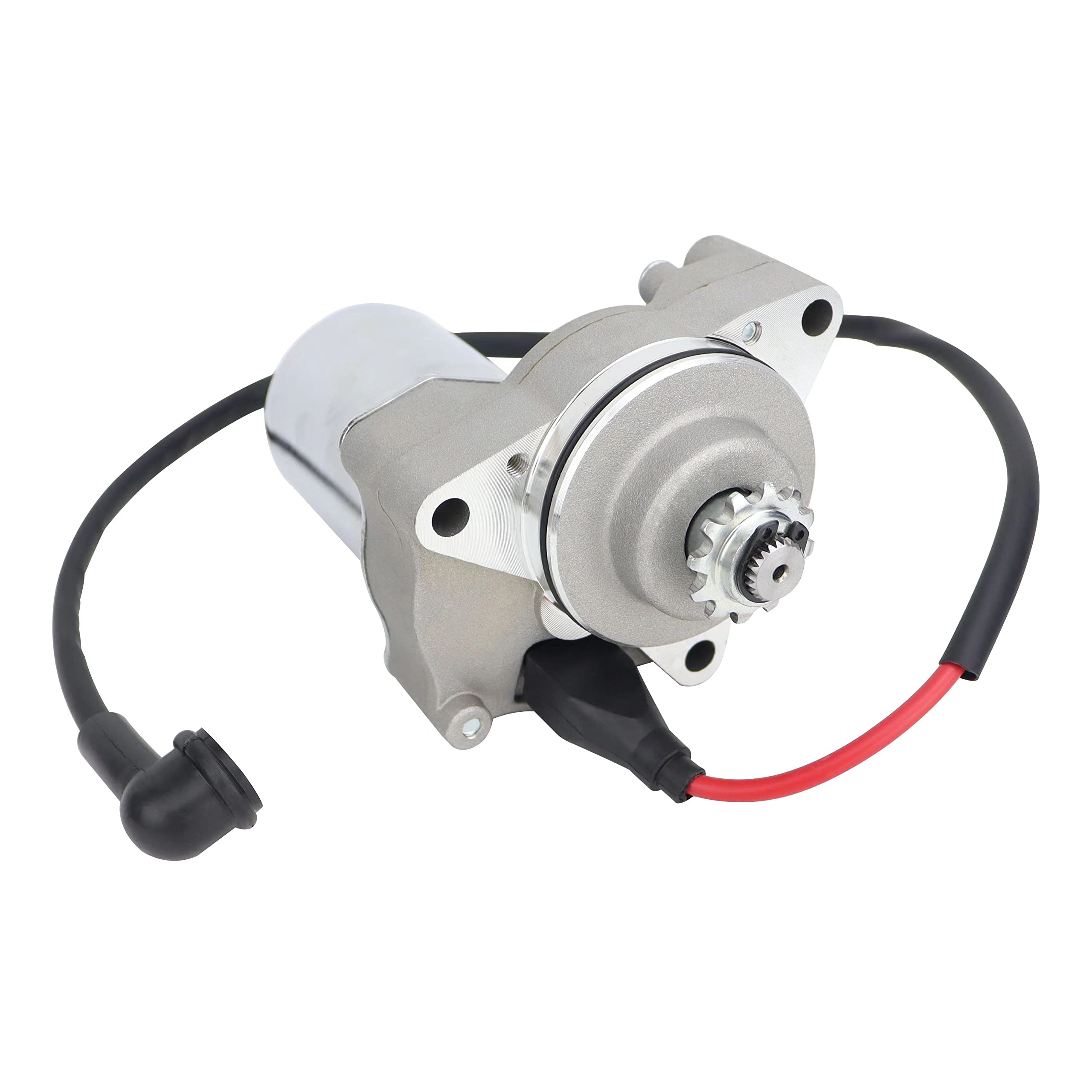 Shamofeng 3 Bolt Starter Motor with Line for 50cc 70 cc 90cc 100 cc ...