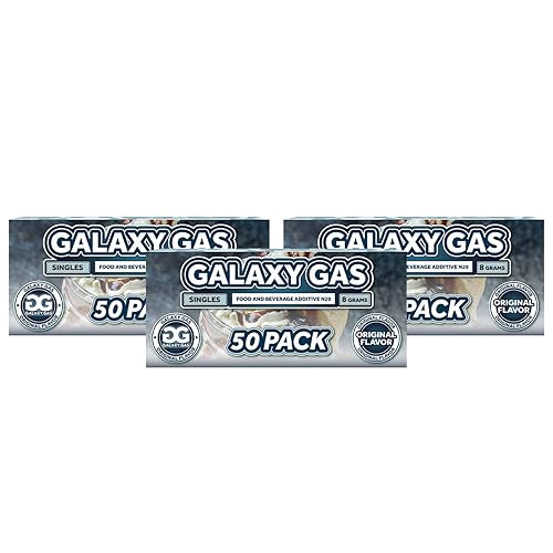 Galaxy Gas Original Flavor Whipped Cream Chargers, Nitrous Oxide 8 Gram ...