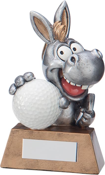 Resin 'What A Donkey!' Golf Trophies: Amazon.co.uk: Kitchen & Home