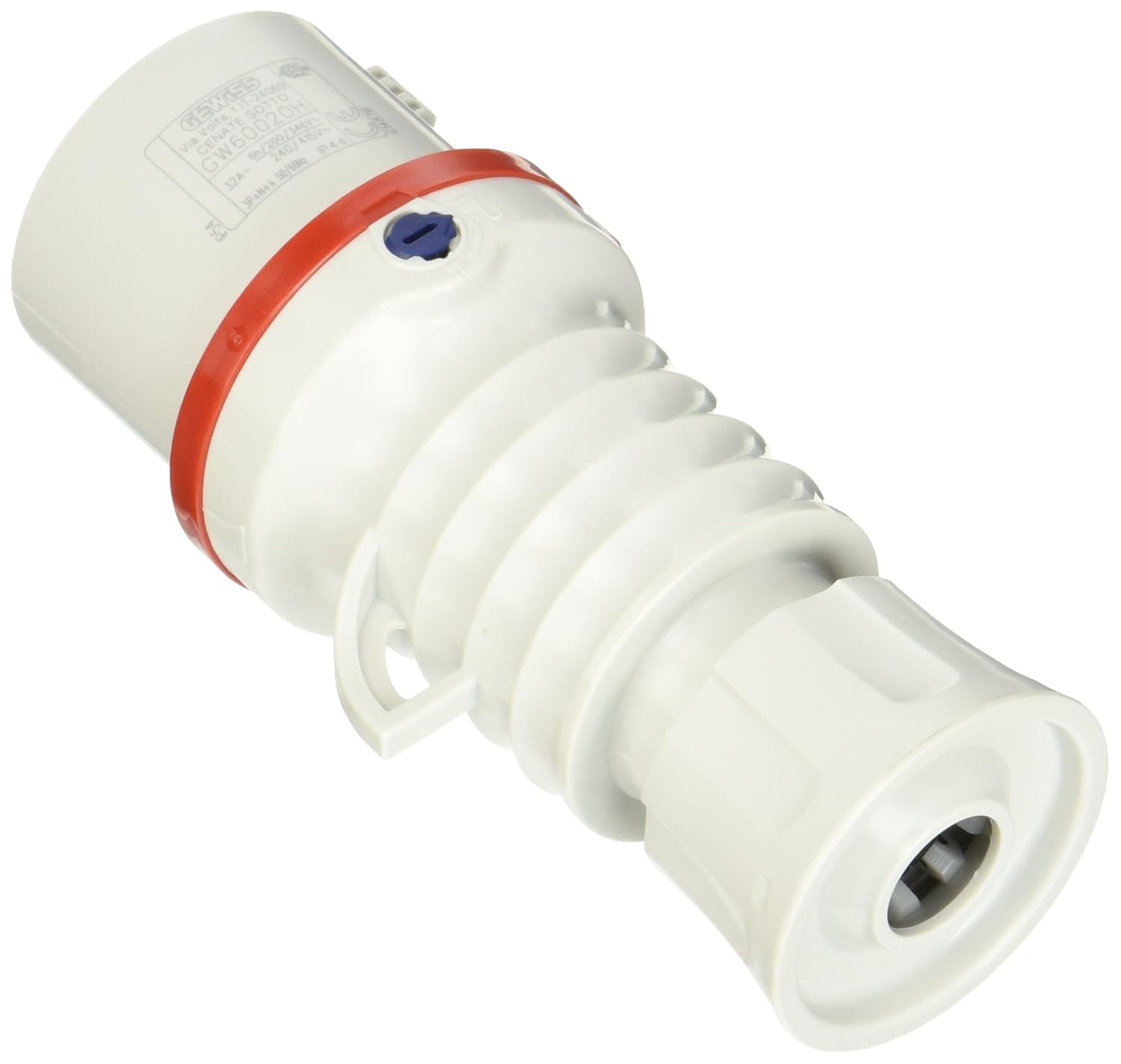 Gewiss GW60020H 32 Amp 5 Pin 3P+N+E Industrial Plug IP44 Splashproof ...