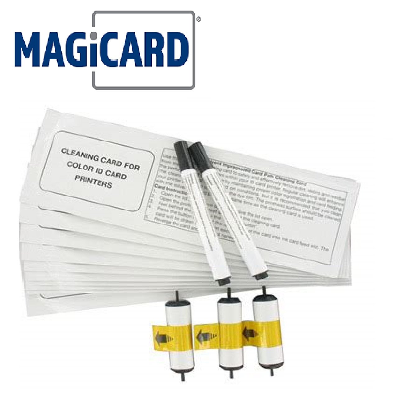 Magicard Rio Pro 360 & Rio Pro Card Printer Cleaning Kit - Includes 3 ...