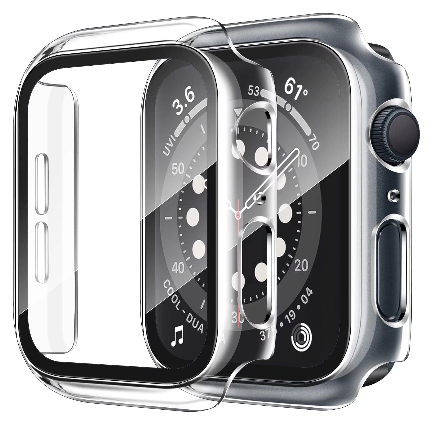 Anlinser 2 Pack Hard Cases Compatible for Apple Watch Case 40mm SE ...