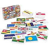 Amazon.com: 244PCS Countries of The World Flags Flash Cards Country ...